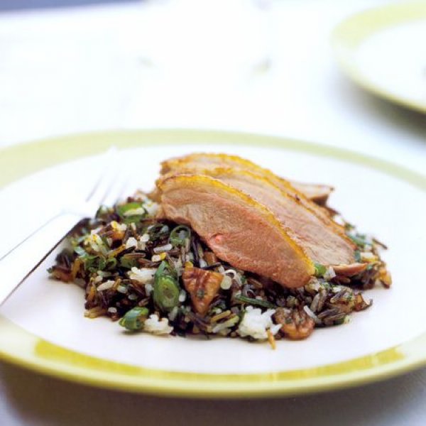 Eendenborst met wilde rijst - recept - okoko recepten
