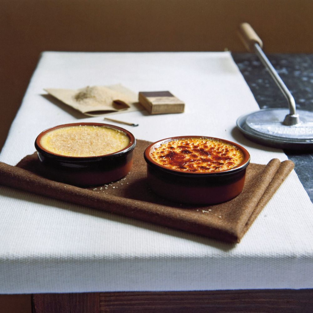 Crème brûlée met cointreau en witte chocolade - recept - okoko recepten