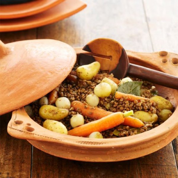 Linzen met wortelen en aardappelen - recept - okoko recepten