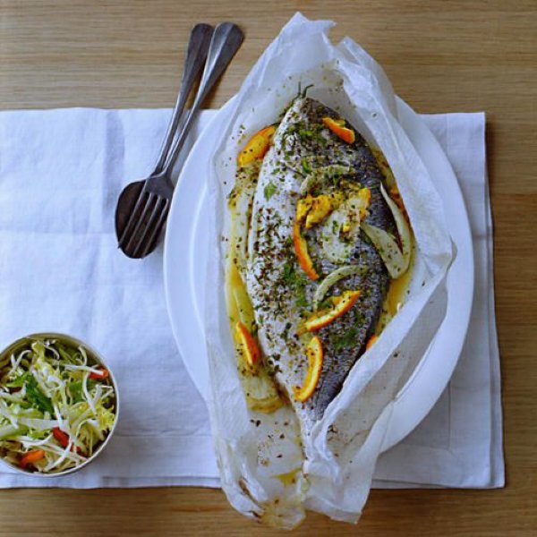 Dorade met sinaasappel en venkel - recept - okoko recepten