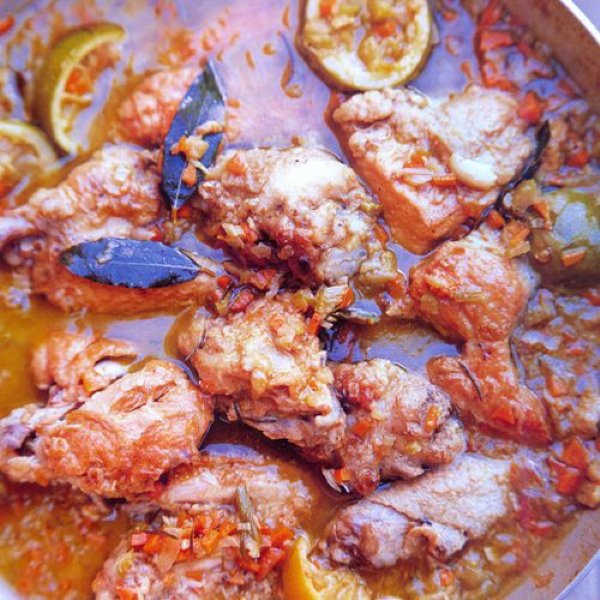 Stoofpot van kip en citroen - recept - okoko recepten