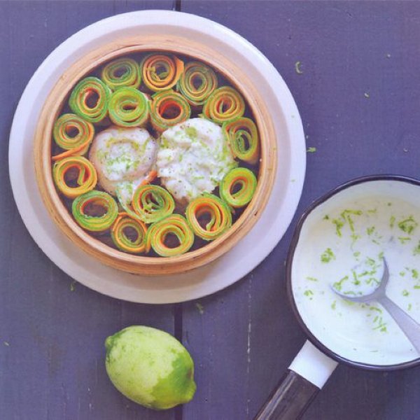 Doradefilet met wortel- en courgetterolletjes - recept - okoko recepten