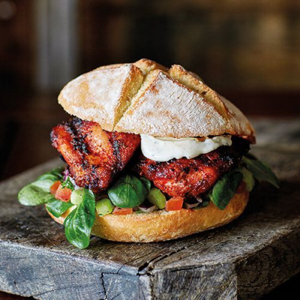 Smokey's kip sandwich van de barbecue - recept - okoko recepten