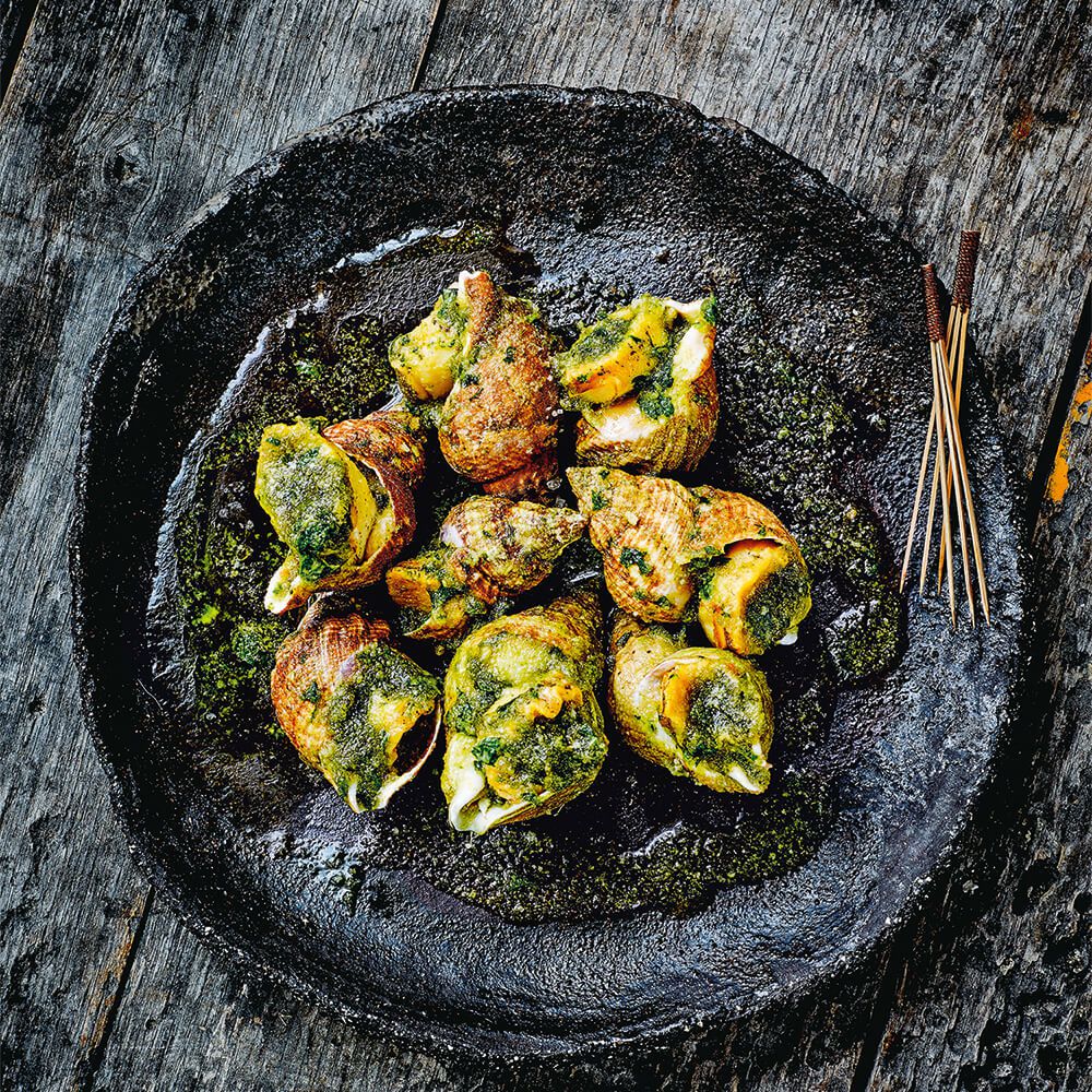 Wulken met zeewierpersillade - recept - okoko recepten