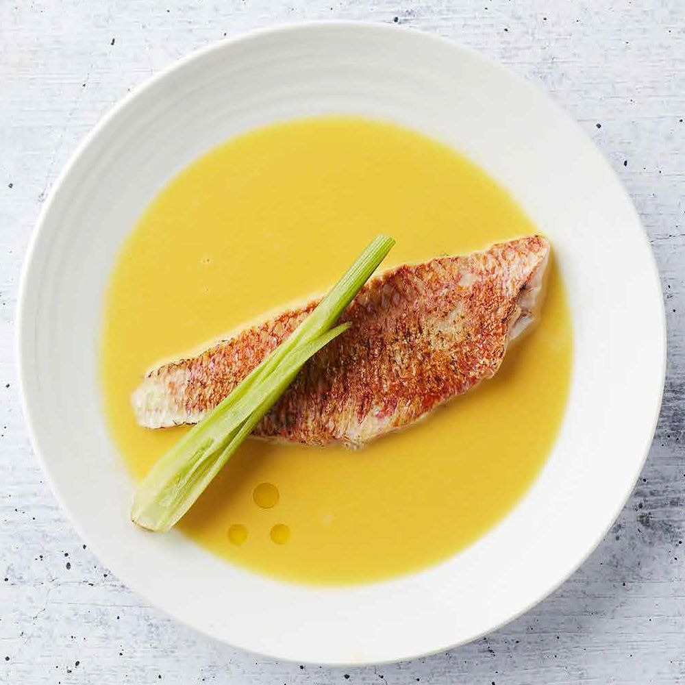 Rode mul met sinaasappel en jonge venkel - recept - okoko recepten