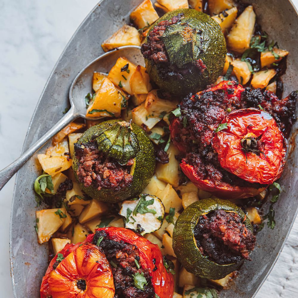 Gevulde groenten op z'n Grieks (Gemista) - recept - okoko recepten