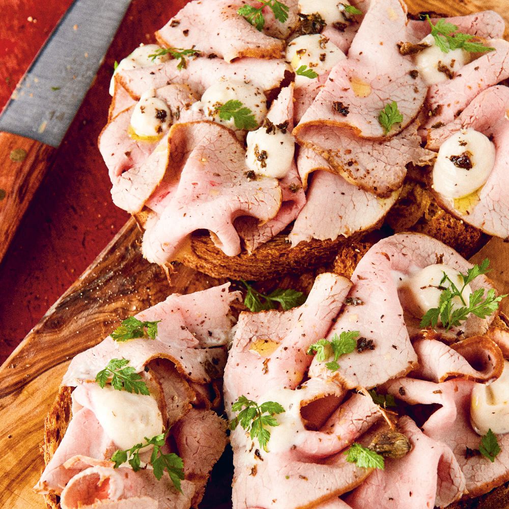 Bruschetta met vitello tonnato - recept - okoko recepten