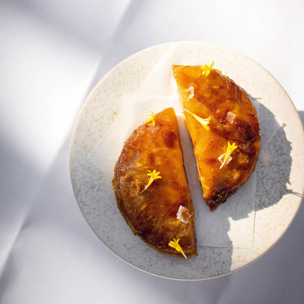 Appel-knolselderijpastei met boterroomijs - recept - okoko recepten