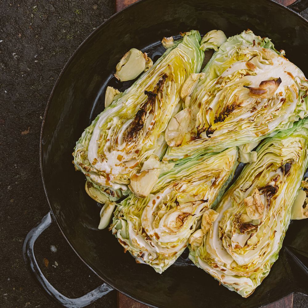 Gegrilde spitskool - recept - okoko recepten