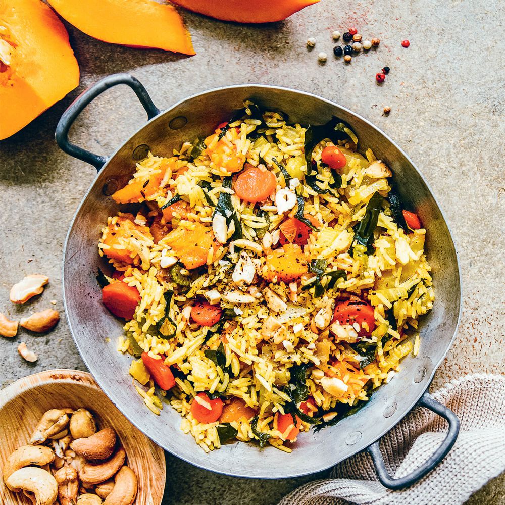 Zilt pannetje met herfst- en wintergroenten en wier - recept - okoko ...