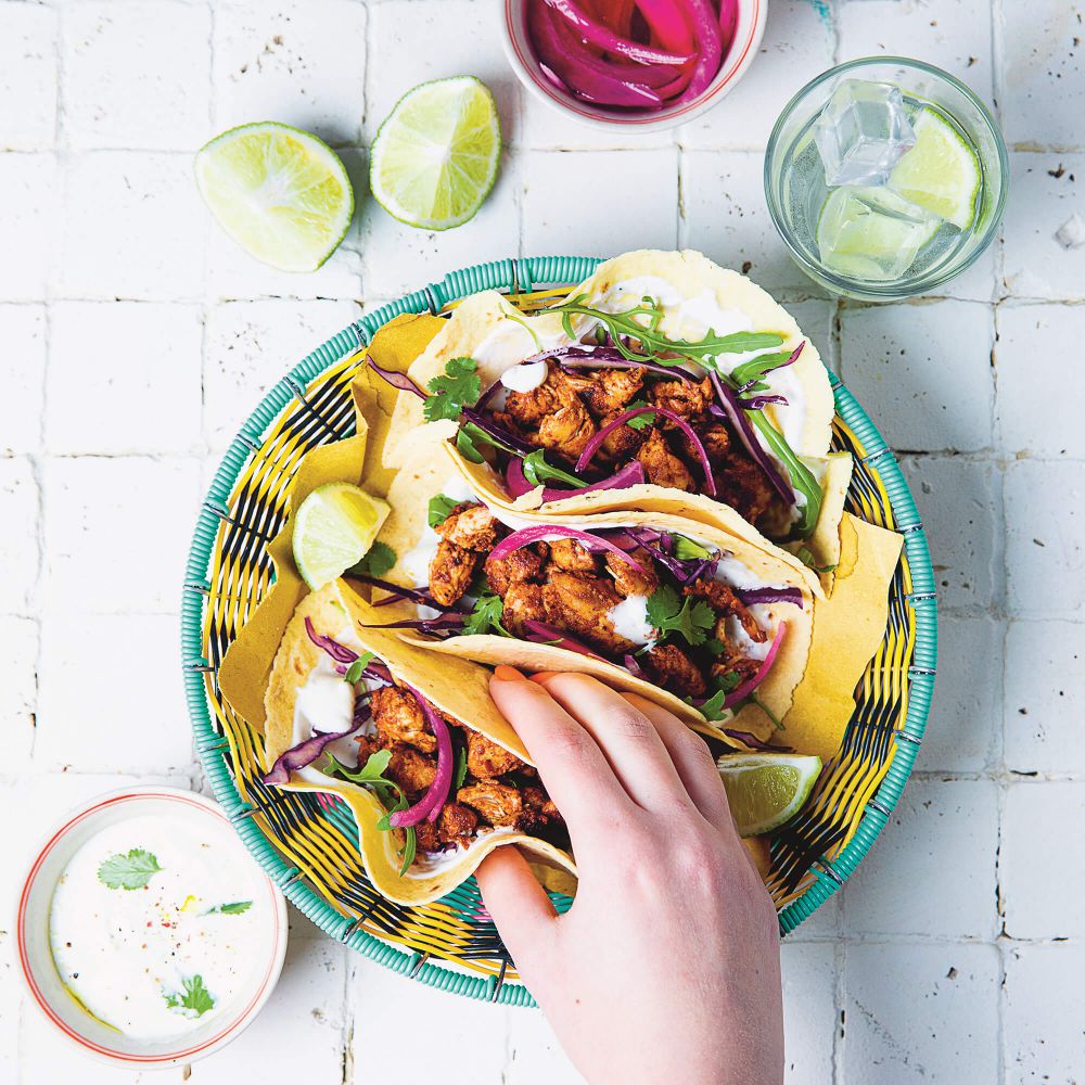 Taco's kip tikka - recept - okoko recepten