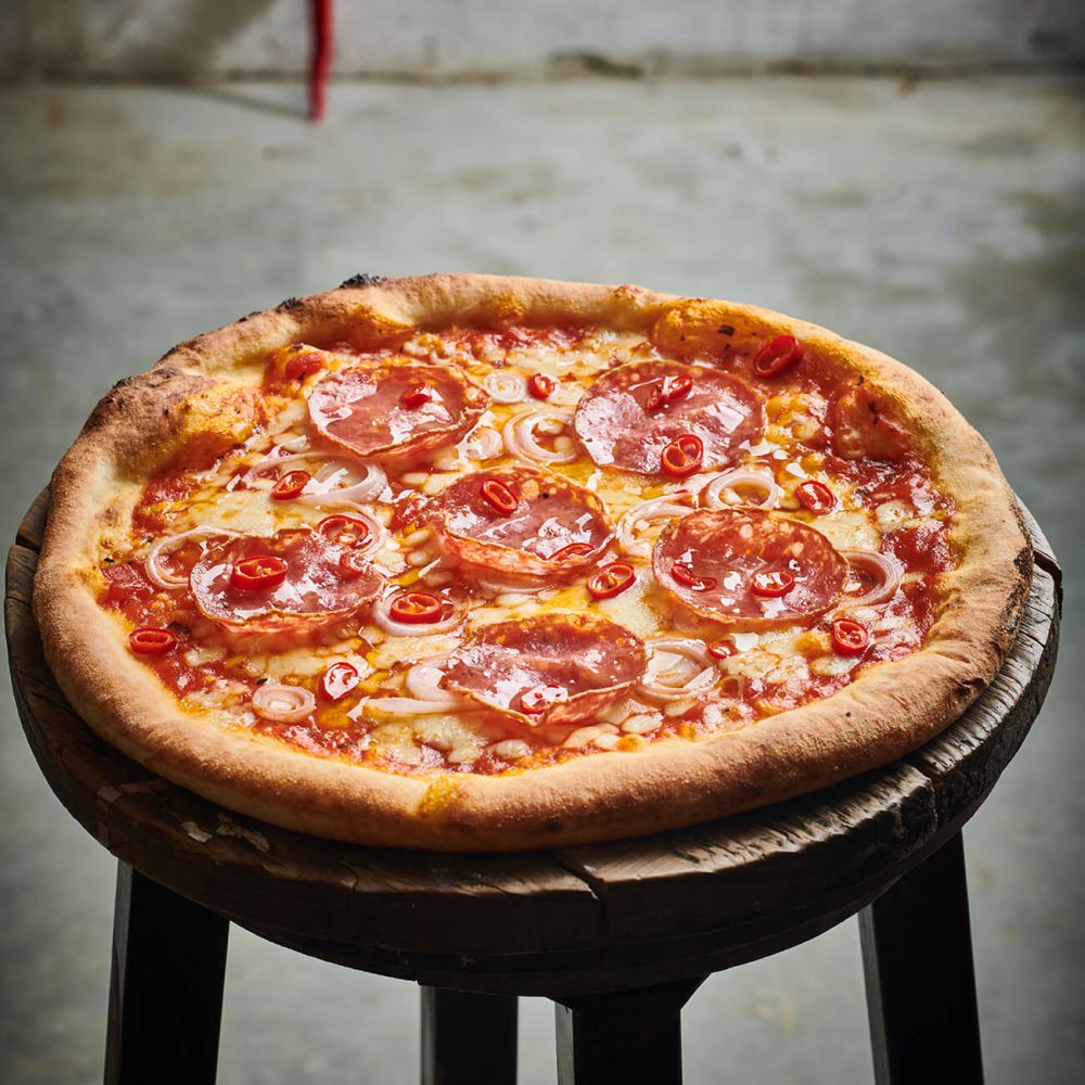 Pizza diavola picanto - recept - okoko recepten