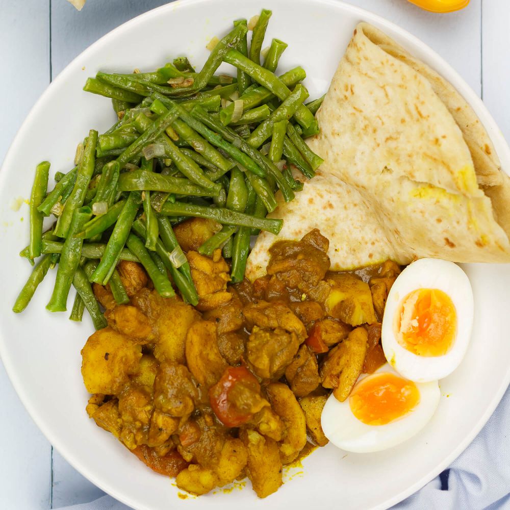 Surinaamse roti kip masala - recept - okoko recepten