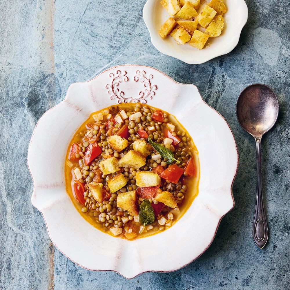 Linzensoep met tomaten - recept - okoko recepten