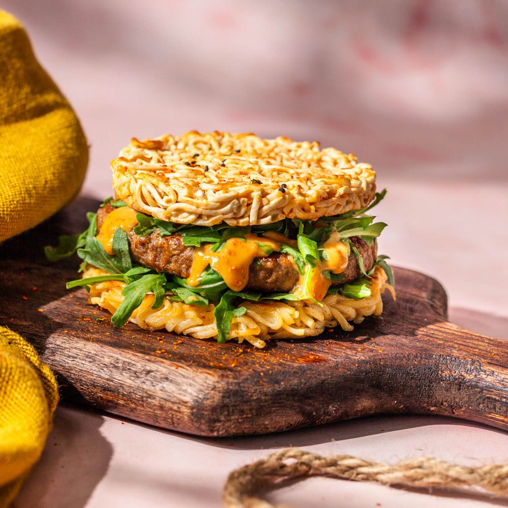 Ramen burger - recept - okoko recepten