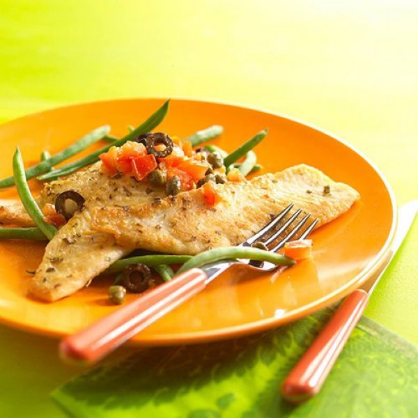 Scholfilet met tomaat en kappertjes - recept - okoko recepten