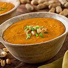 Pittige pindasoep - recept - okoko recepten