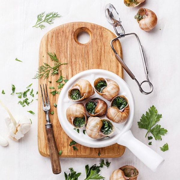 Slakken in knoflookboter - recept - okoko recepten