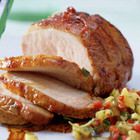 Varkensrollade met mangosalsa - recept - okoko recepten